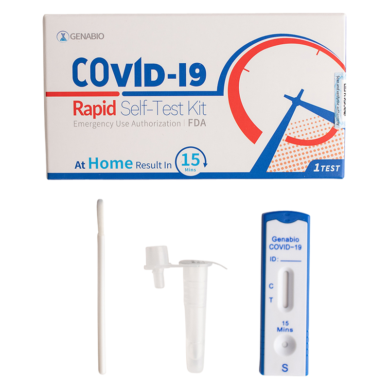 Genabio COVID-19 Rapid Self-Test Kit (2 test) - BevMo! – BevMo!