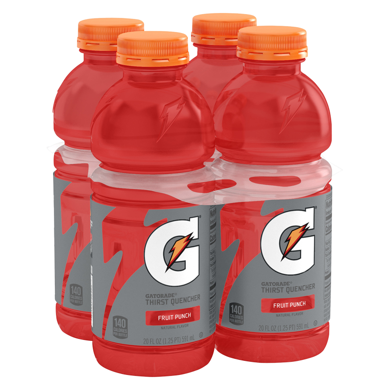 Gatorade Fruit Punch 4pk 20oz Btl - BevMo! – BevMo!